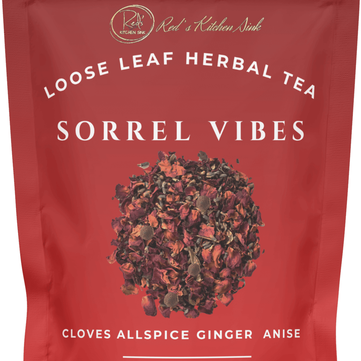 Sorrel Vibes Hibiscus Spice Herbal Tea – Red's Kitchen Sink
