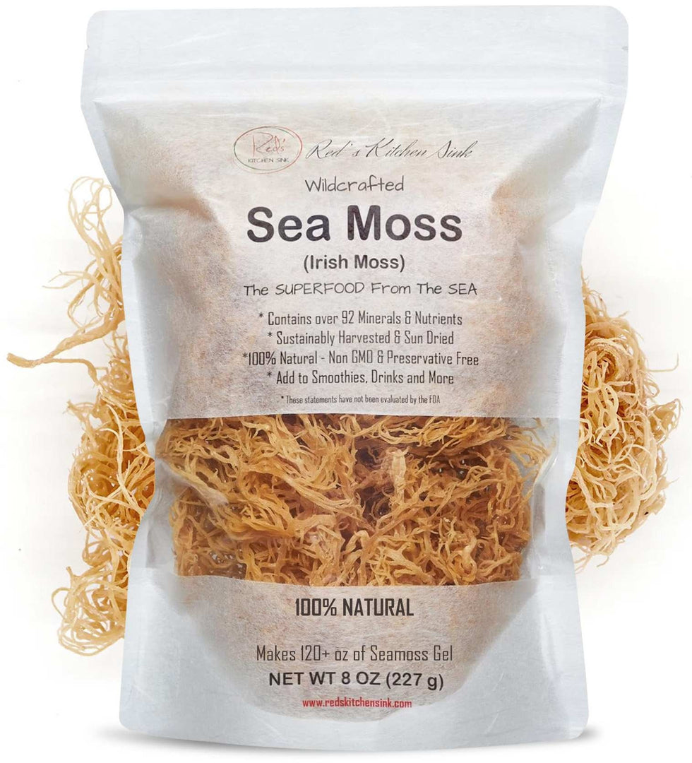 Wildcrafted Raw Sea Moss – Vegan & Mineral-Rich | Red’s Kitchen Sink ...